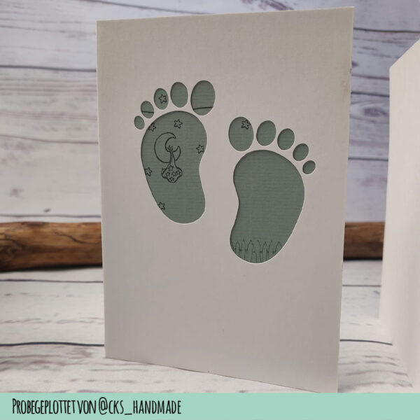 Karte zur Taufe - Plotterdatei