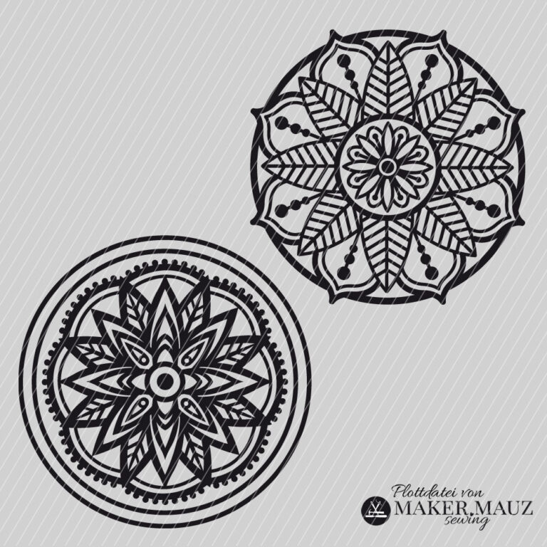 Plotterdatei Boho Mandala